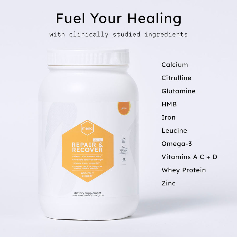 mend™ Repair & Recover | Nutritional Supplement for Healing & Injury ...